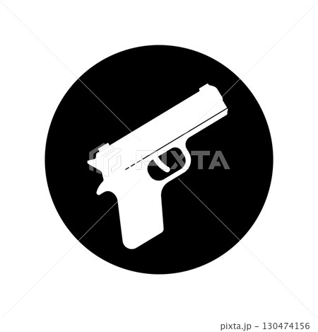 Gun symbol iconのイラスト素材 [130474156] - PIXTA