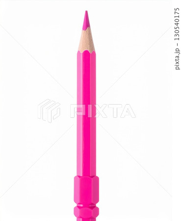 Magenta Colored Pencil with Sharp Tip Isolated...のイラスト素材 [130540175 ...