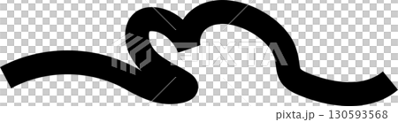 Bold curved lines. Design elementのイラスト素材 [130593568] - PIXTA