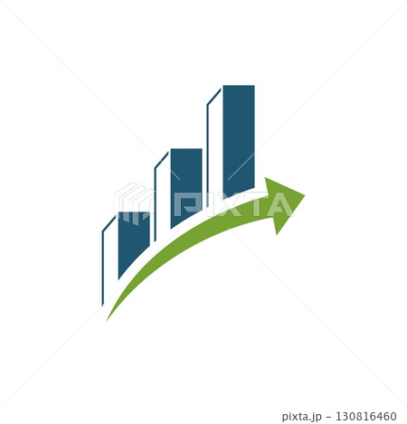 Stock Exchange Finance Logo Template...のイラスト素材 [130816460] - PIXTA