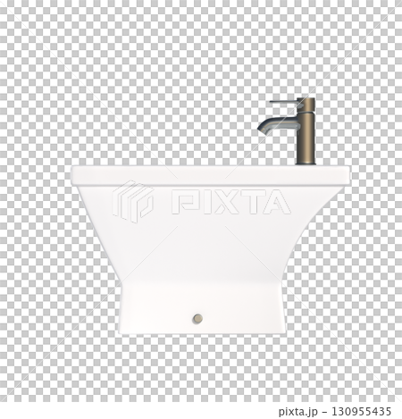 Lavatory pan isolated on a transparent...のイラスト素材 [130955435] - PIXTA