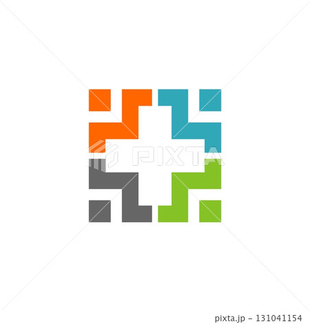 Healthcare Cross Logo Template Illustration...のイラスト素材 [131041154] - PIXTA