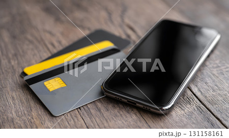 High resolution image of credit card and...のイラスト素材 [131158161] - PIXTA