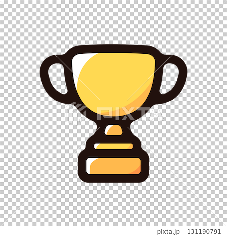 優勝カップのイラストアイコン（イベント・競技・スポーツ素材）のイラスト素材 [131190791] - PIXTA