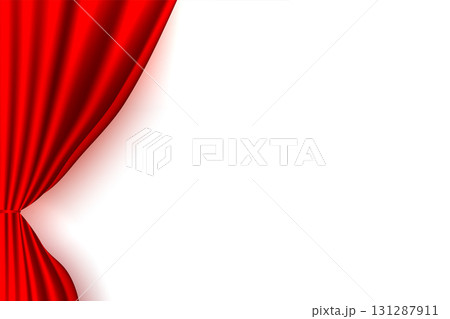 stunning curtain banner for your presentation...のイラスト素材 [131287911] - PIXTA