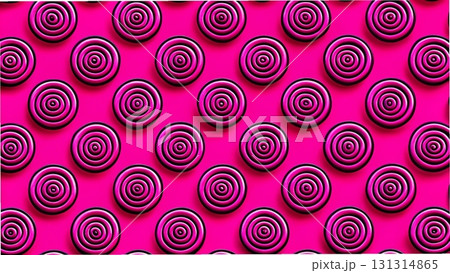 seamless pattern of continuous spiral curly...のイラスト素材 [131314865] - PIXTA