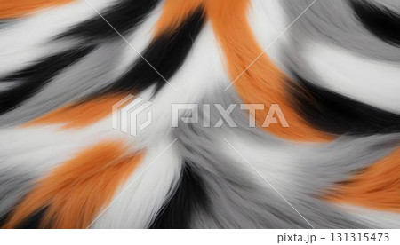 Close-up of a seamless fur pattern featuring...のイラスト素材 [131315473] - PIXTA