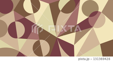 Abstract pattern of arbitrary geometric shapes....のイラスト素材 [131369428 ...