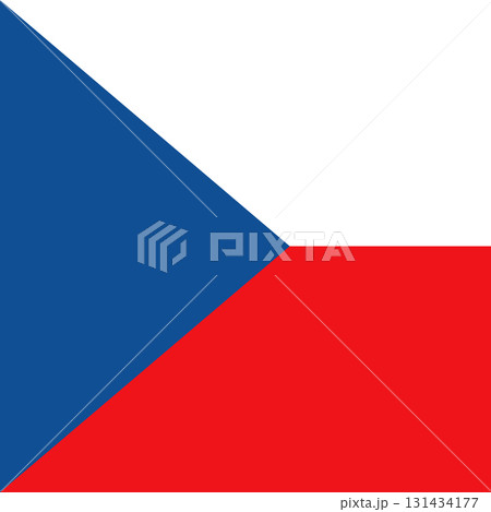 Czech Republic - square flagのイラスト素材 [131434177] - PIXTA
