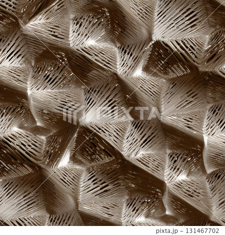 Complex pattern of interwoven lines creates...のイラスト素材 [131467702] - PIXTA