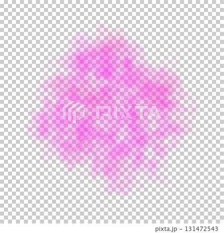Pink toxic smoke cloud with transparent...-插圖素材 [131472543] - PIXTA圖庫