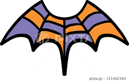 halloween festival. Colorful Halloween bat...のイラスト素材 [131482569] - PIXTA