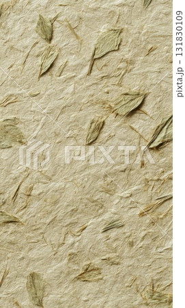 Textured Tan Paper With Embedded Leavesのイラスト素材 [131830109] - PIXTA