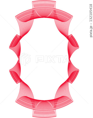 Simple red line frames with double stroke....のイラスト素材 [132105418] - PIXTA