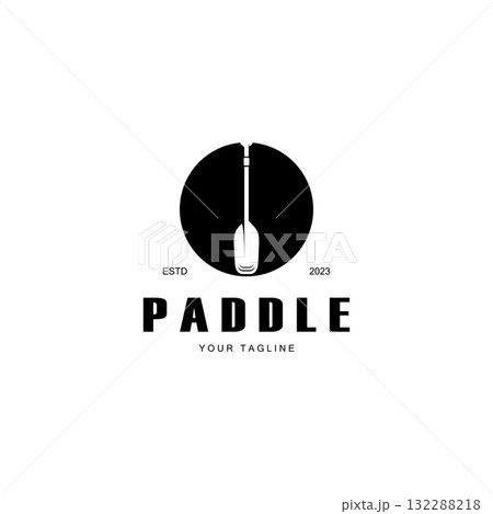 simple paddle logo,design for...のイラスト素材 [132288218] - PIXTA