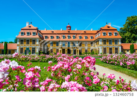 Panoramic view of Rajec Jestrebi Chateau on a...の写真素材 [132460758] - PIXTA