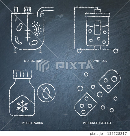 Biomanufacturing and bio technologies...のイラスト素材 [132528217] - PIXTA