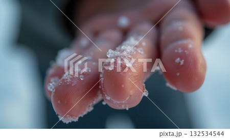 woman hands with powderのイラスト素材 [132534544] - PIXTA