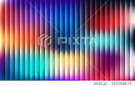 Colorful Gradient Bars Vertical Black Stripes...のイラスト素材 [132566675] - PIXTA