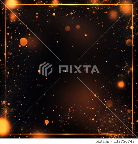 Sparkle and glowing theme background on square...のイラスト素材 [132750748 ...