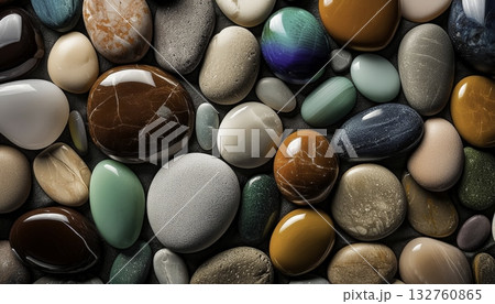 Smooth marble stone pattern abstract textureのイラスト素材 [132760865] - PIXTA