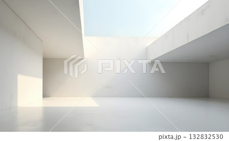 The Abstract Geometry of Light in Modern...のイラスト素材 [132832530] - PIXTA