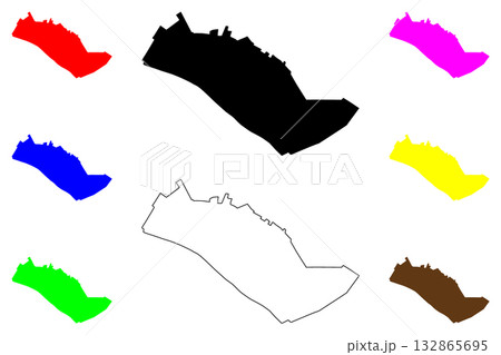 Buguma city (Federal Republic of Nigeria,...のイラスト素材 [132865695] - PIXTA