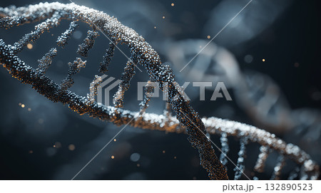 Dna helix double helix molecule genetics...のイラスト素材 [132890523] - PIXTA