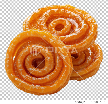 Traditional Indian Jalebi Sweet Spiralsのイラスト素材 [132901596] - PIXTA