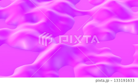 Purple Lumpy Liquid Surface Background 3D...のイラスト素材 [133191633] - PIXTA
