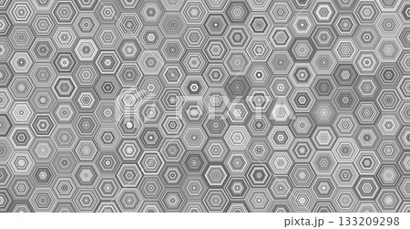 Concentric Hexagonal Pattern, Line Hexagon...のイラスト素材 [133209298] - PIXTA