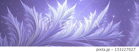 Frost Patterns Create Ethereal Ice Spirits on...のイラスト素材 [133227027] - PIXTA