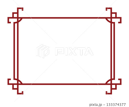 Chinese frame design for traditional cultural...のイラスト素材 [133374377] - PIXTA