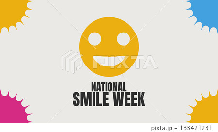 National smile week, Smiles That Shine,...のイラスト素材 [133421231] - PIXTA