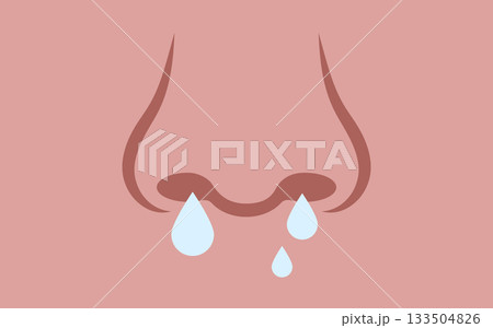 Runny nose posterのイラスト素材 [133504826] - PIXTA
