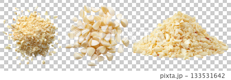 Set of fresh vegetable, chopped garlic,...-插圖素材 [133531642] - PIXTA圖庫