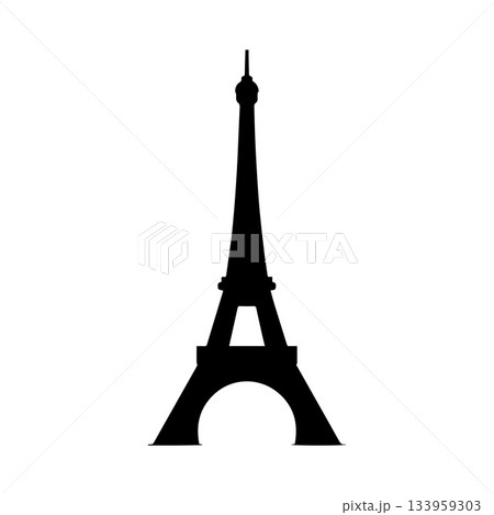 Minimal Solid Tower Symbol Representing Bold...のイラスト素材 [133959303] - PIXTA