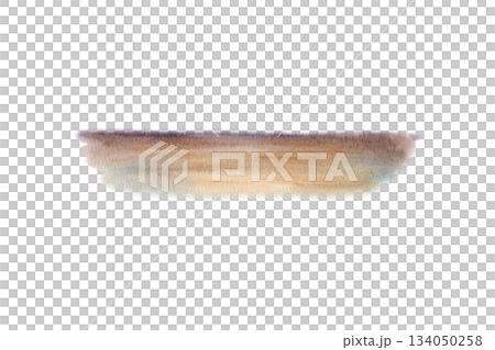 Wet ochre sand glistens with golden sunset...のイラスト素材 [134050258] - PIXTA
