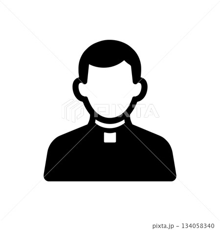 Catholic Priest Religious Clergy Iconのイラスト素材 [134058340] - PIXTA