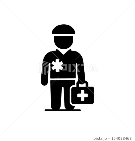 Military Army Medic Soldier Iconのイラスト素材 [134058468] - PIXTA