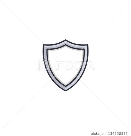 Abstract security shield emblem protection...のイラスト素材 [134238355] - PIXTA