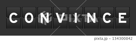 Black color analog flip board with word...のイラスト素材 [134300842] - PIXTA