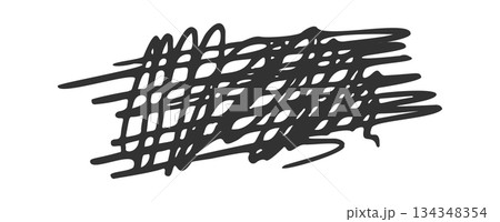 Scribble handmade art visual disruptionのイラスト素材 [134348354] - PIXTA
