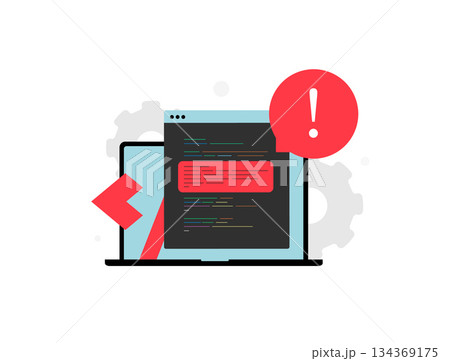 Code inspection debugging process for fix...のイラスト素材 [134369175] - PIXTA