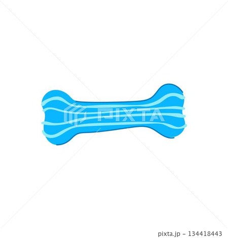 Blue bone dog chew toy for petsのイラスト素材 [134418443] - PIXTA