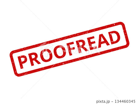 Grunge stamp with PROOFREAD text in a...のイラスト素材 [134460345] - PIXTA