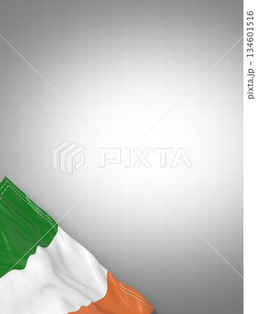 Ireland - national flag and gradient background...のイラスト素材 [134601516 ...