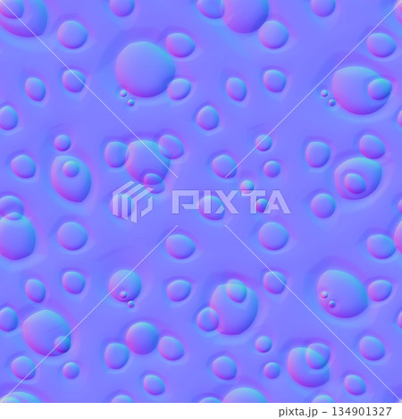 Seamless normal map texture of metal target for...のイラスト素材 [134901327 ...