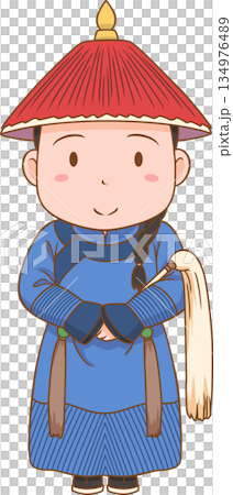 Cartoon character of Chinese court eunuch.のイラスト素材 [134976489] - PIXTA