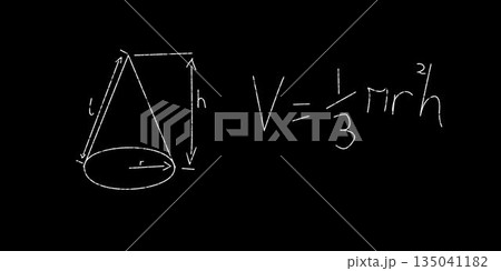 Mathematical diagram with formulaのイラスト素材 [135041182] - PIXTA